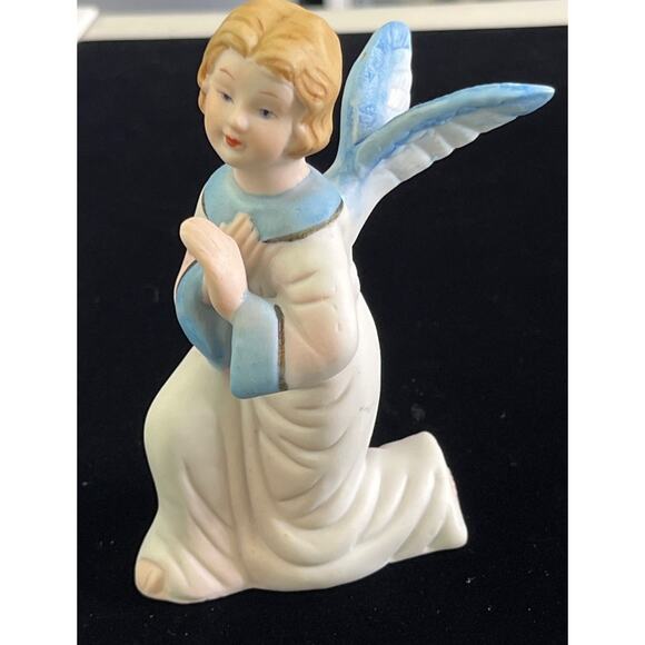 Artmark | Holiday | Artmark Japan Praying Kneeling Angel Bisque Ceramic ...